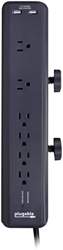 Powerful Surge Protector with Clamp Mount - Charge Multiple Devices ...