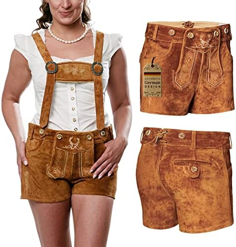 "Women's Authentic Bavarian Lederhosen for Oktoberfest - Embrace ...