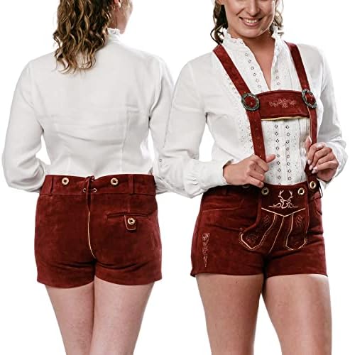 Authentic Bavarian Lederhosen: Damen Wurstfest Costume - UTECHPIA