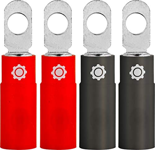 Upgrade your wiring with InstallGear's 8 Gauge Copper Terminals, 4-Pack ...