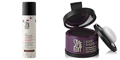 Cover Roots & Grays: Style Edit Concealer Spray & Touch Up Powder ...