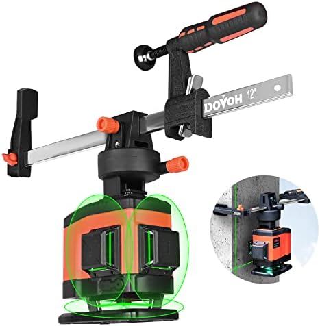Easy Setup Laser Level: Powerful 3D Green Beam with Remote Control ...