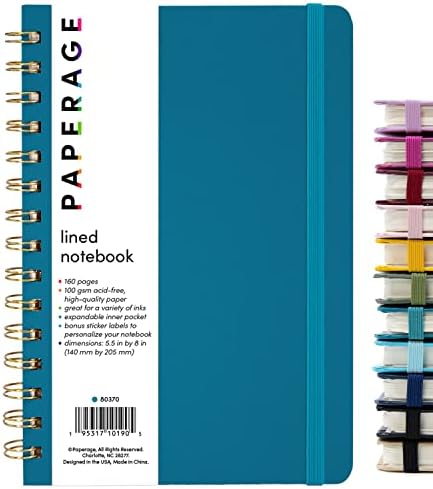 Colorful Spiral Notebook: 160 Pages, Compact & Durable - UTECHPIA