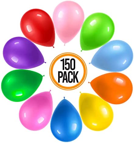 "Vibrant 12" Party Balloons - Burst of Colors for Memorable ...