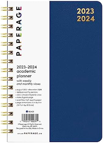 Get Organized with the PAPERAGE 17-Month Academic Planner - UTECHPIA
