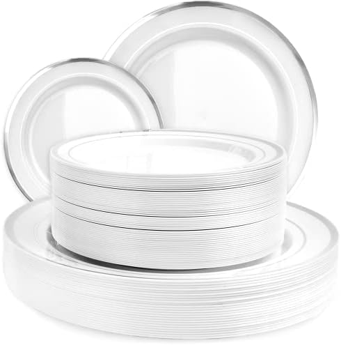Aya's Premium Plastic Plates: Elegant, Heavy-Duty & Disposable - UTECHPIA