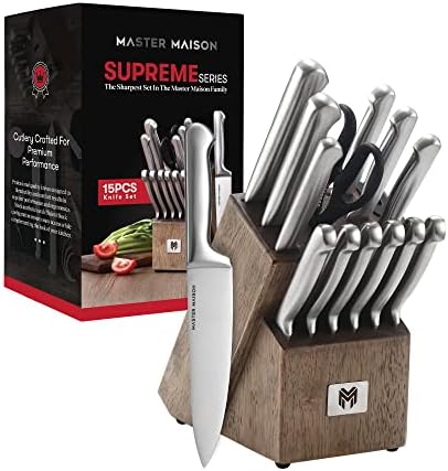 Premium Knife Set: 15-Piece Master Maison Collection - UTECHPIA