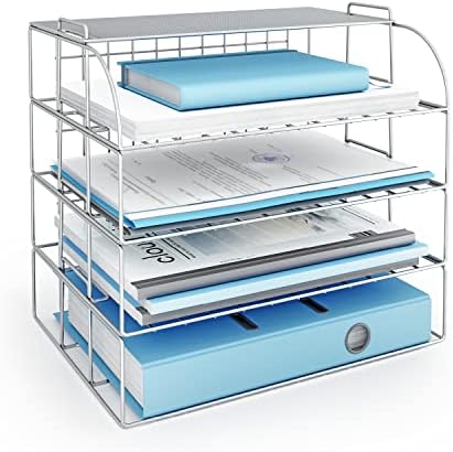 Organize Your Mind: 4-Tier File Tray for Students & Teachers - UTECHPIA