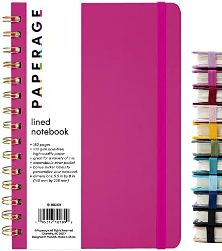 Vibrant Raspberry Notebook: 160 Pages, 100 GSM Thick Paper - UTECHPIA