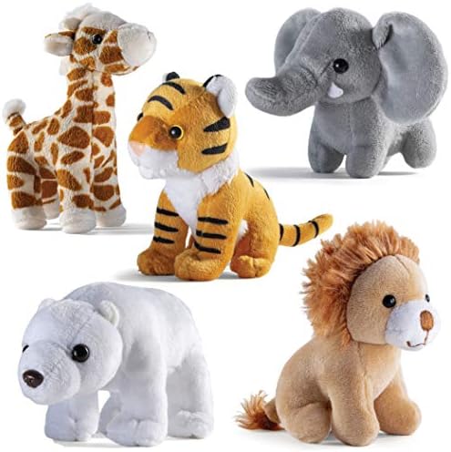 "Wildlife Adventure: 5 Cute & Washable Stuffed Animals for Kids" - UTECHPIA
