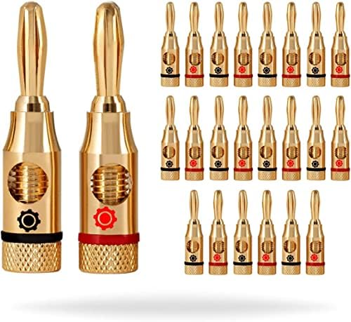 Upgrade your audio with InstallGear Gold Banana Plug Connectors - 24 ...