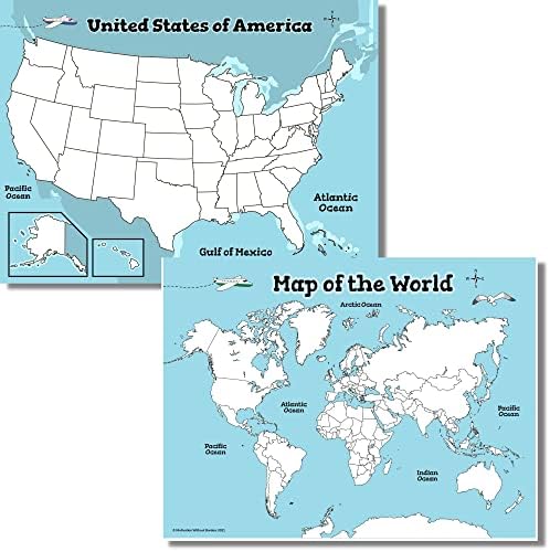 Interactive Educational Maps for Kids - Learn with MWB Blank USA and ...