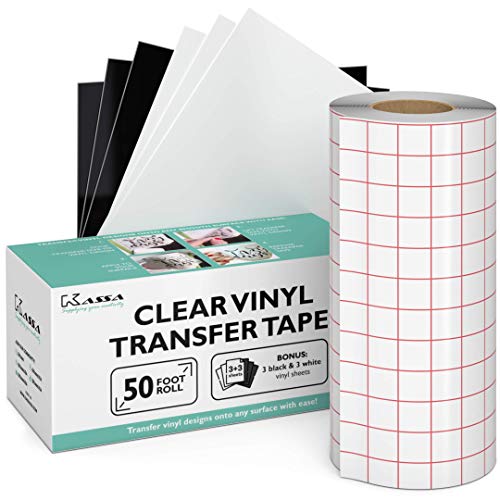 Vinyl Transfer Tape with Perfect Alignment Grid and Medium Tack - UTECHPIA