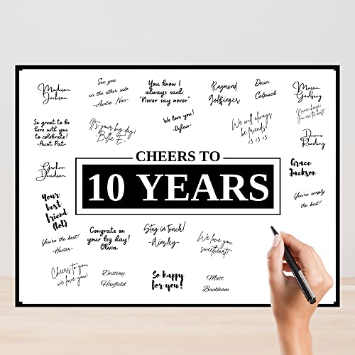 "10th Birthday Celebration: Funny Signing Board for Boys or Girls ...