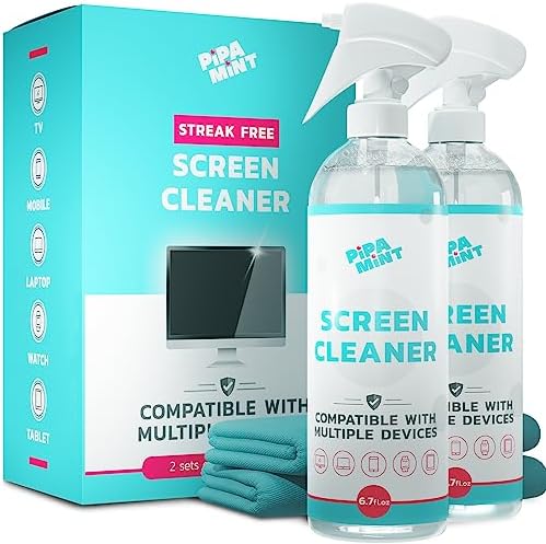 Clean and Refresh: 2-Pack Screen Cleaner Spray for All Devices! - UTECHPIA