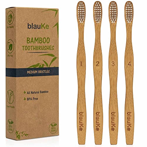 Eco-Friendly Bamboo Toothbrushes: Sustainable, Compostable, Natural (60 ...