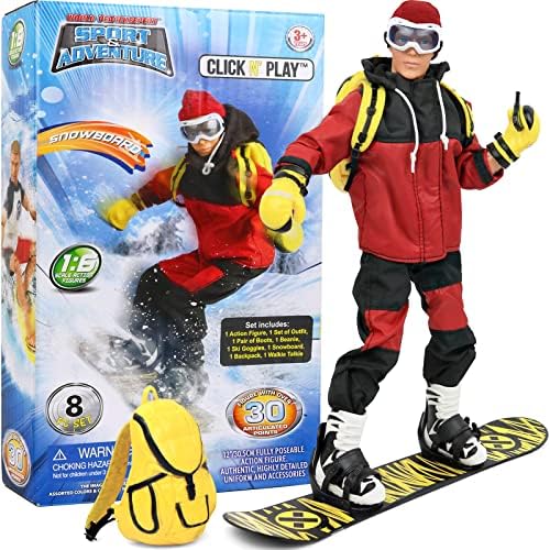 Snowboarding Action Figure Set - Adventure Packed! - UTECHPIA