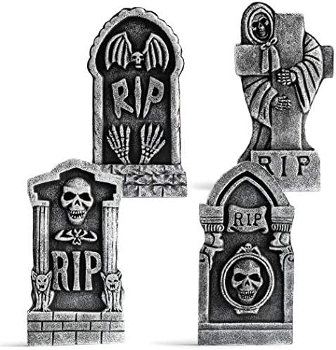 Spooky RIP Foam Tombstones for Halloween Decor - UTECHPIA