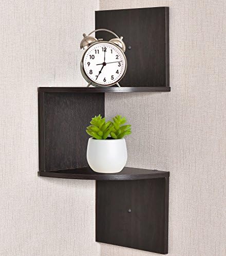 "Transform Your Space with Greenco 2-Tier Corner Shelves" - UTECHPIA