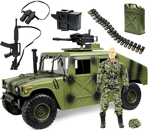 12" Jumbo Humvee Toy Car: Ultimate Action Figure Set for Boys - UTECHPIA