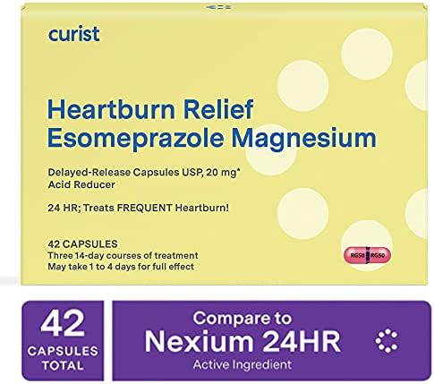Relieve Heartburn! Curist 20mg Capsules - Acid Reflux Relief - UTECHPIA
