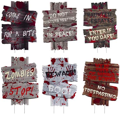 Spooky Halloween Yard Signs: Beware Zombies! - UTECHPIA