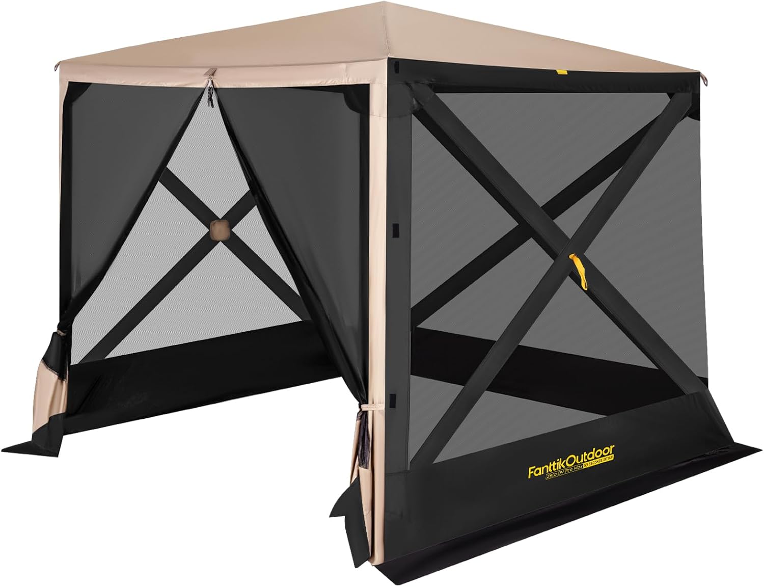 Instant Canopy Screen Tent Sets Up in 60s, All-Weather Protection ...